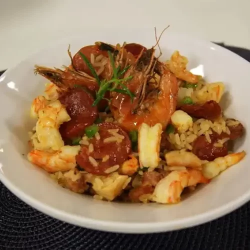 Receita de Arroz Jambalaya - Receitas Brasileiras