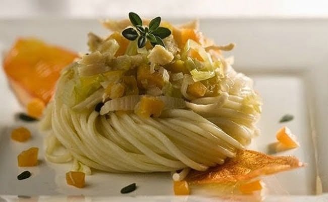 Espaguete com ragu de peru light - Receitas Brasileiras