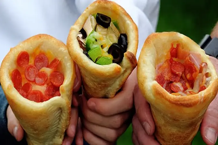 Receita de Pizza Cone - Receitas Brasileiras