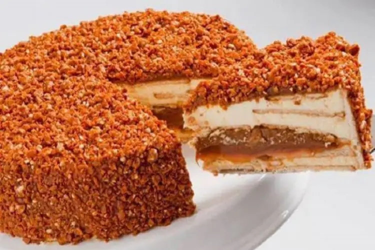 Receita de Torta Crocante de Doce de Leite - Receitas Brasileiras